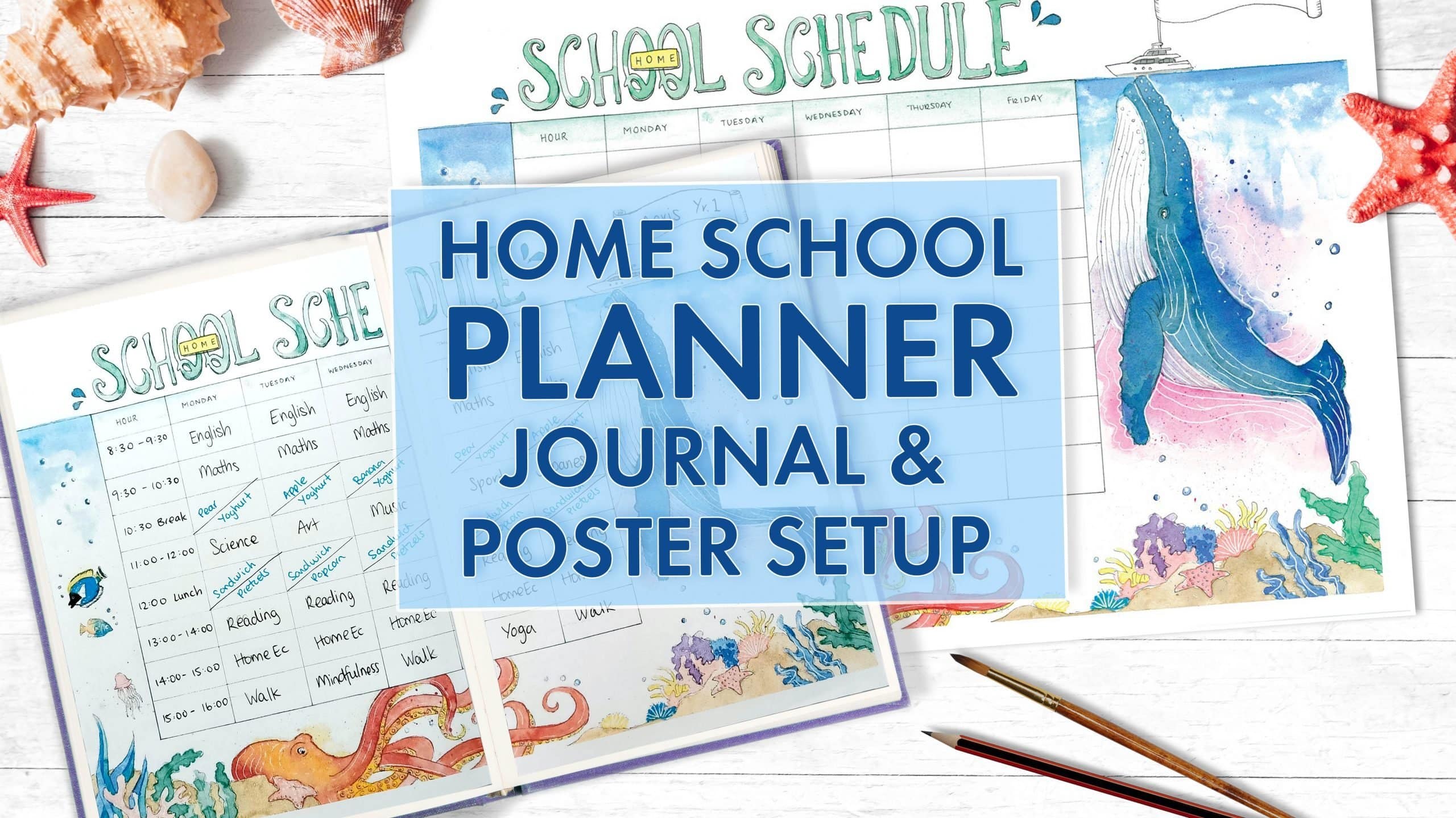 HomeSchool Mum Lesson Planner & Journal Setup PLAN WITH ME – Torryn Marie