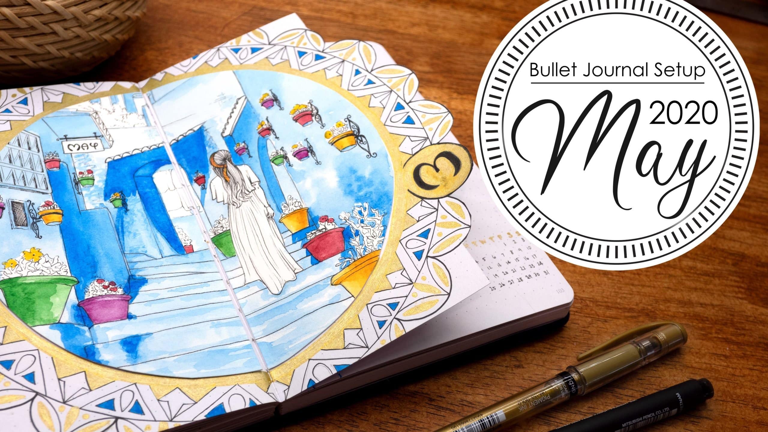May Bullet Journal Setup PLAN WITH ME Moroccan theme – Torryn Marie
